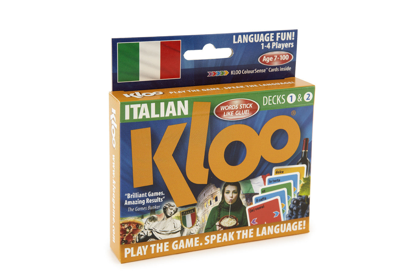 Gamme de jeux pour apprendre l'italien – KLOO Games