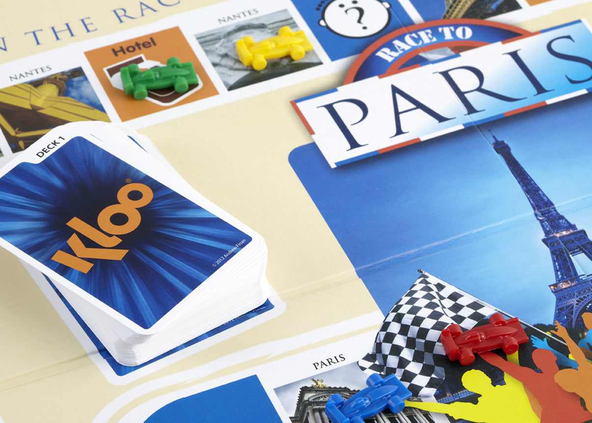 Learn French Board Game Race to Paris for Kids Families Teachers – KLOO ...